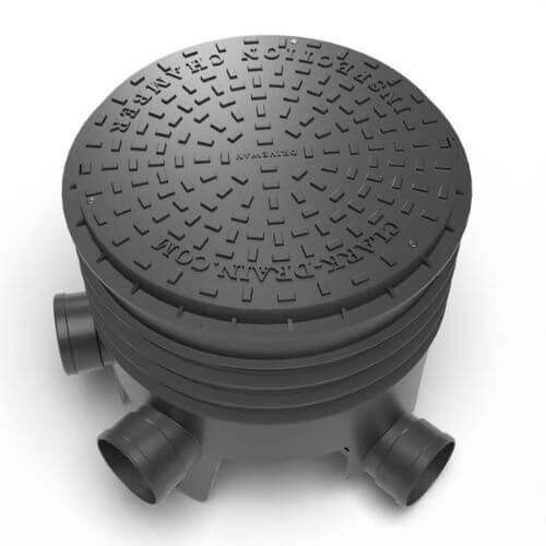 FloPlast Inspection Chamber Set with Polypropylene Cover & Single Riser ...