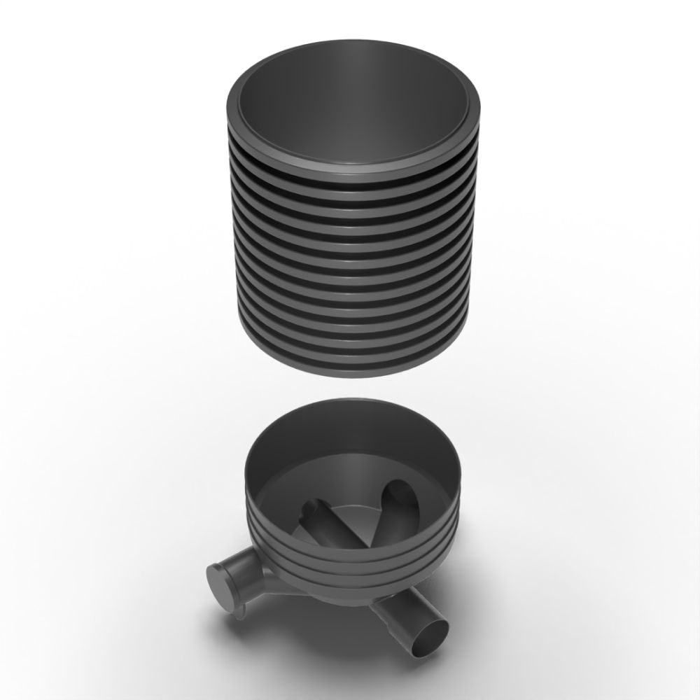Inspection Chamber Set - 600mm Diameter x 896mm Depth with 150mm ...