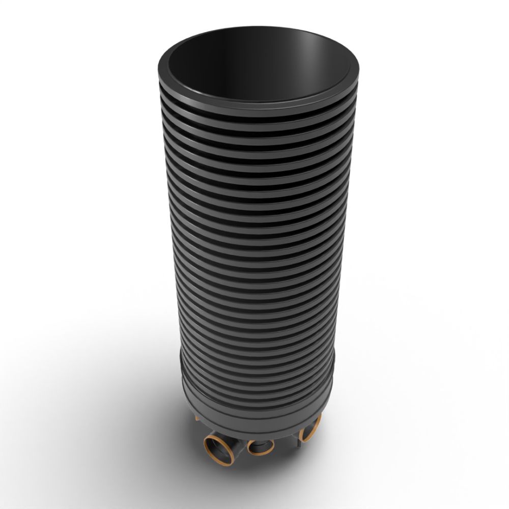 Inspection Chamber Set - 600mm Diameter x 2350mm Depth with 160mm ...