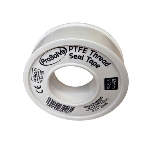 ProSolve PTFE Water Tape - 12mm x 12mtr