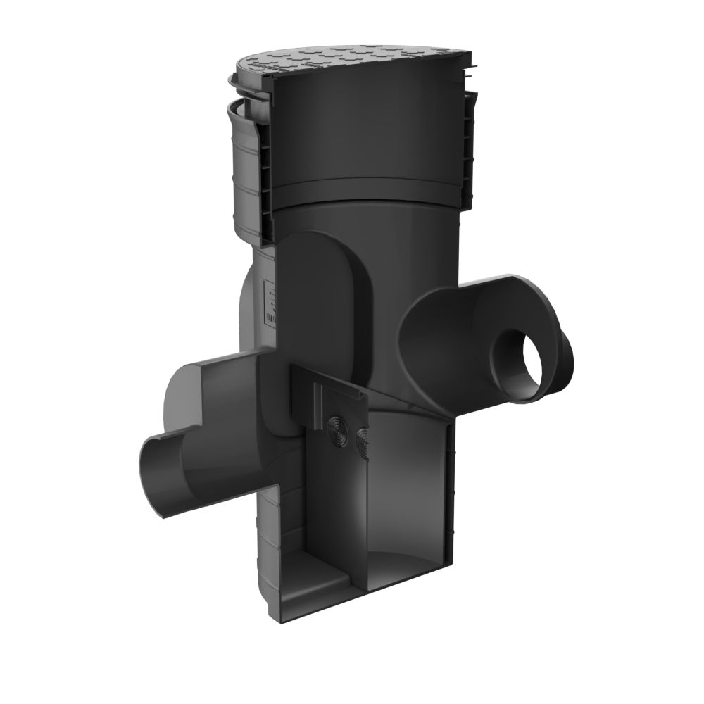 SiltGuard Silt Trap with Filter And Lid - 1080mm Deep x 450mm Diameter ...