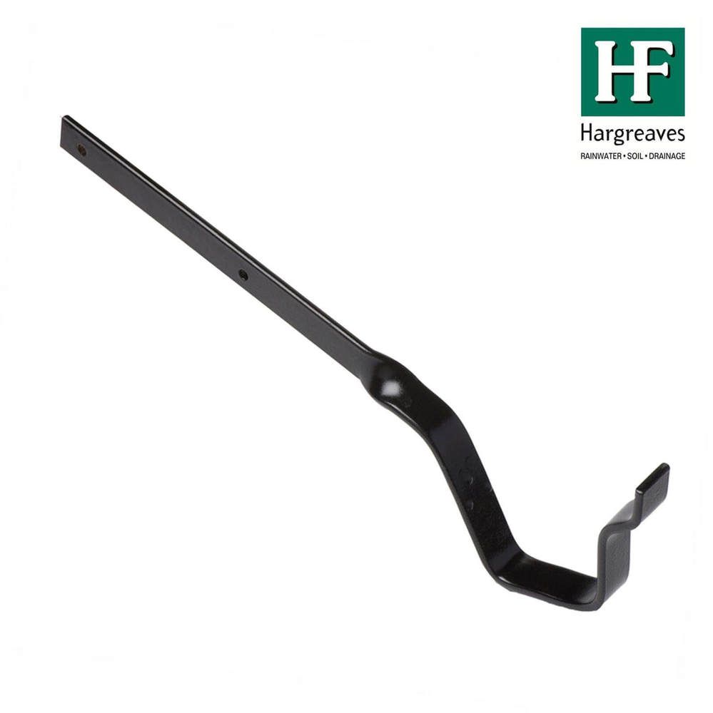 Cast Iron Moulded Ogee Gutter Side Rafter Bracket - 125mm Galvanised ...