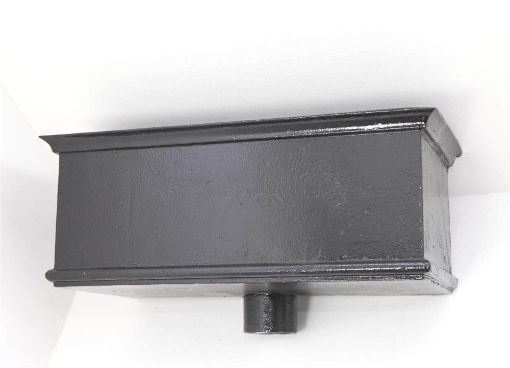 Cast Iron Rectangular Hopper Head Long Outlet - 482mm for 75mm Downpipe ...