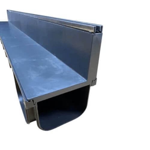DekDrain Channel Slot Drain with Stainless Steel Edge A15 - 1mtr