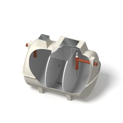 Marsh ENSIGN ULTRA 12 Person Sewage Treatment Plant with Beacon Alarm ...
