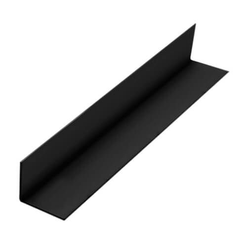Internal Wall Panel Rigid Angle Trim - 2400mm Black - For 10mm Bathroom ...