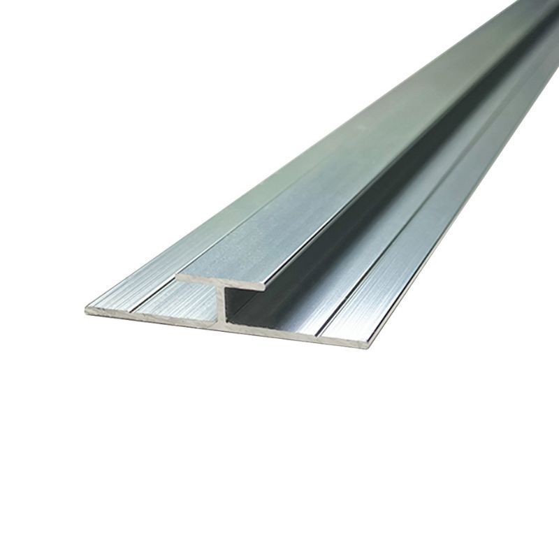 Compact Composite Wall Panel H Joint Trim - 2450mm Polished Silver