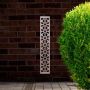 Steel Privacy Screen Morroco - Wall Mounted - 1800mm x 300mm Stainless ...